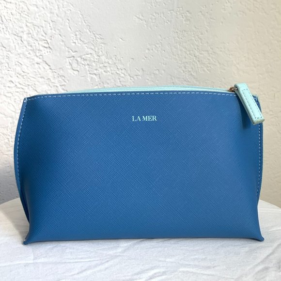 La Mer | Bags | 3 For 35 La Mer Blue Makeup Pouch Bag | Poshmark